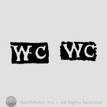 Mark with The letters "W.C WC". | #32423