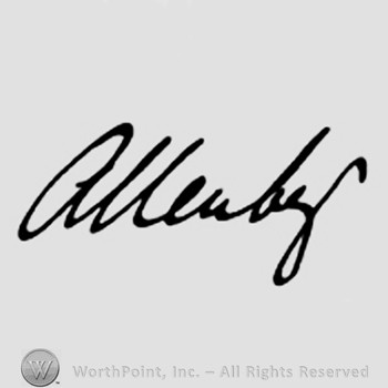 Mark with Signature: Edmund Viscount Allenby. | #324415