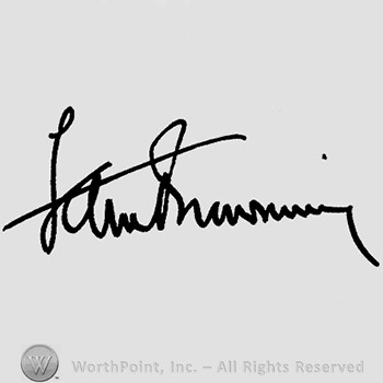 Mark with Signature: Frederick Browning. | #324420