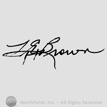 Mark with Signature: Leslie Brown. | #324427