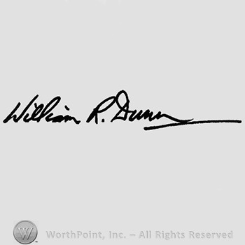 Mark with Signature: William R. Dunn. | #324452
