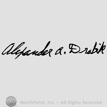 Mark with Signature: Alexander A. Drabik. | #324456