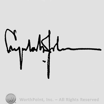 Mark with Signature: Lyndon Baines Johnson. | #324490