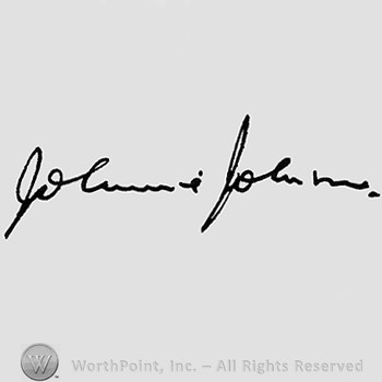 Mark with Signature: Johnnie Johnson. | #324496
