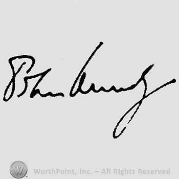 Mark with Signature: John F. Kennedy. | #324497