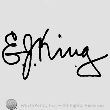 Mark with Signature: Ernest J. King. | #324502