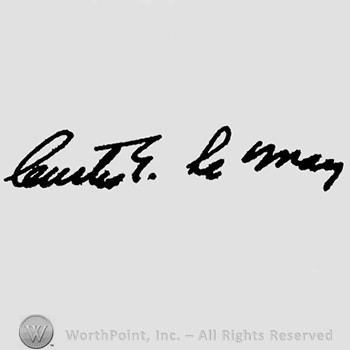 Mark with Signature: Curtis E. LeMay. | #324505