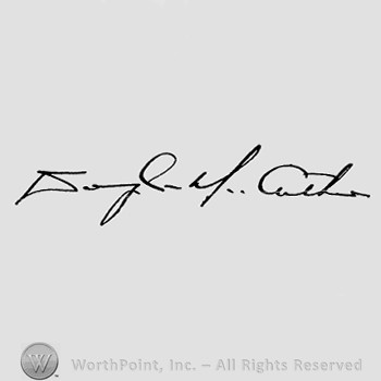 Mark with Signature: Douglas MacArthur. | #324508