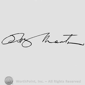 Mark with Signature: Harold Martin. | #324513