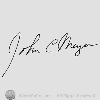 Mark with Signature: John C. Meyer. | #324514