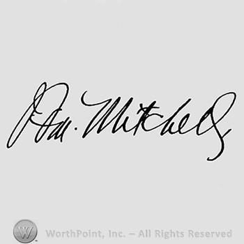 Mark with Signature: William 'Billy' Mitchell. | #324516