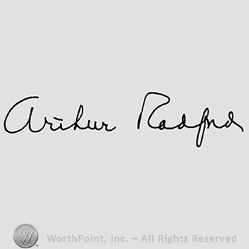 Mark with Signature: Arthur W. Radford. | #324534
