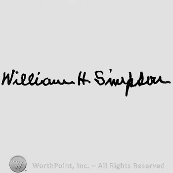 Mark with Signature: William H. Simpson. | #324557
