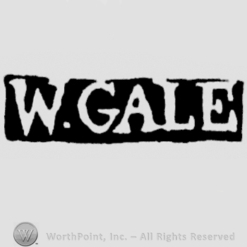Mark with The text "W. GALE". | #32456