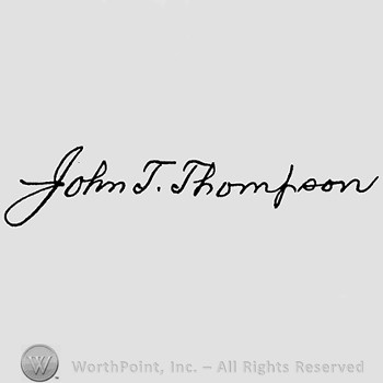 Mark with Signature: John T. Thompson. | #324570