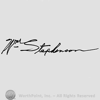 Mark with Signature: William Stephenson. | #324571
