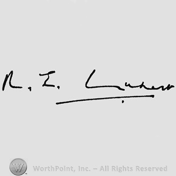 Mark with Signature: Robert E. Urquhart. | #324577