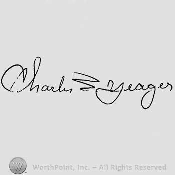 Mark with Signature: Charles E. ''Chuck'' Yeager. | #324598