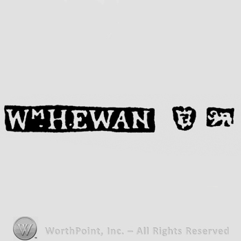 Mark with The text "WM. H. EWAN", a shield and a | #32474