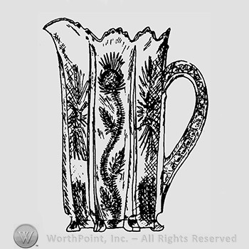 Mark with Glass pattern: Panelled Thistle; | #324877