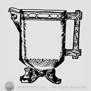 Mark with Glass pattern : Queen Anne; pitcher. | #324888