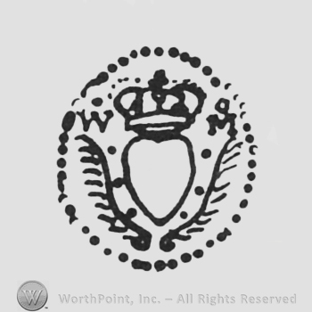 Mark with A dotted circle, a crown, the letters | #32509