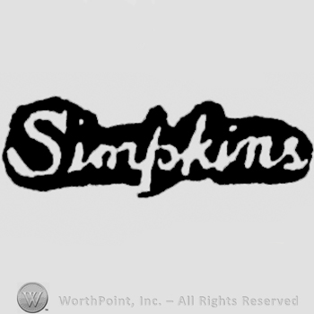 Mark with The text "Simpkins". | #32556