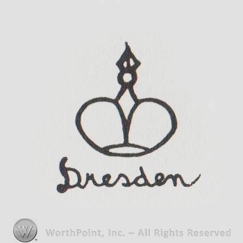 Mark with a crown above "dresden" | #32635