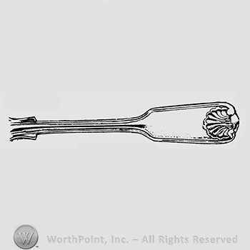 Mark with Silver Plated Pattern: Fiddle Thread; | #326409