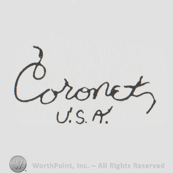 Mark with "coronet USA" handwritten | #32671
