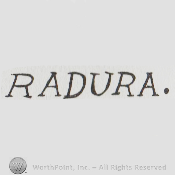 Mark with The word "RADURA". | #32682
