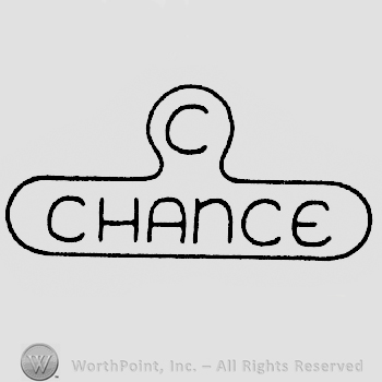 Mark with The text "C CHANCE" and a frame. | #32699