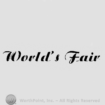 Mark with The text "World's Fair". | #32728