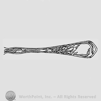 Mark with Silver Plated Pattern: Iris; flatware. | #327286