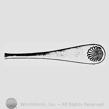 Mark with Silver Plated Pattern: Shell; flatware. | #327490