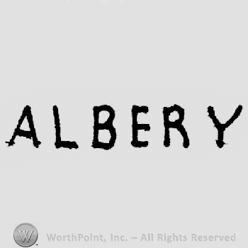 Mark with The word "ALBERY". | #32770