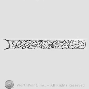 Mark with Silver Plated Pattern: Embossed 14; | #327888