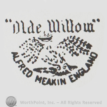 Mark with The text "Olde Willow ALFRED MEAKIN | #32804