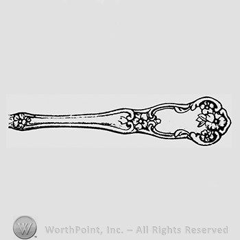Mark with Silver Plated Pattern: Floral I; | #328260