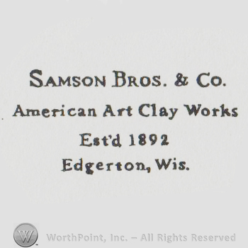 Mark with The text "SAMSON BROS. & CO AMERICAN | #32834