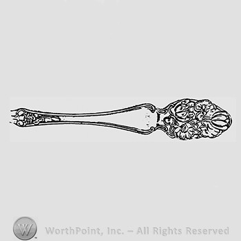 Mark with Silver Plated Pattern: Water Lily; | #328429