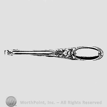 Mark with Silver Plated Pattern: Burgundy; | #328447