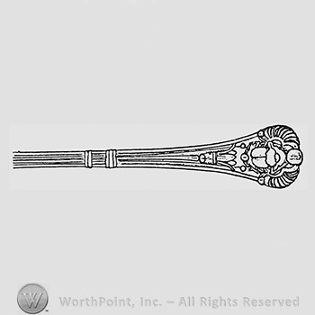 Mark with Silver Plated Pattern: Scarab; | #328521