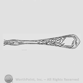Mark with Silver Plated Pattern: Iris; flatware. | #328593