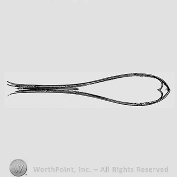 Mark with Silver Plated Pattern: Oval Thread; | #328721