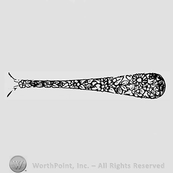 Mark with Silver Plated Pattern: Floral; | #328732
