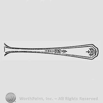 Mark with Silver Plated Pattern: Hampton; | #328800