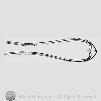 Mark with Silver Plated Pattern: Oval Thread; | #328931