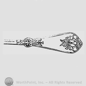 Mark with Silver Plated Pattern: Saxon; flatware. | #329250