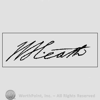 Mark with Signature: William Heath. | #330287